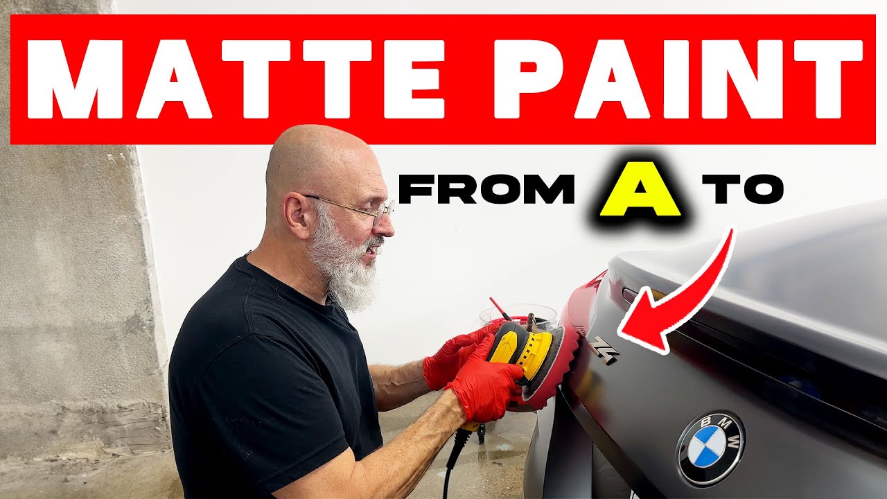 How to wash, polish and ceramic coat MATTE PAINT! - YouTube
