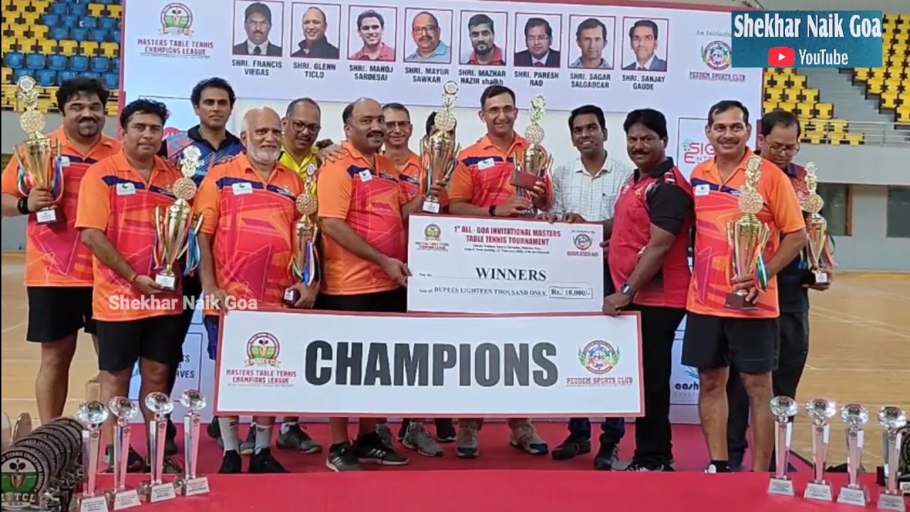 Closing Ceremony | Masters Table Tennis Champions League | Peddem ...