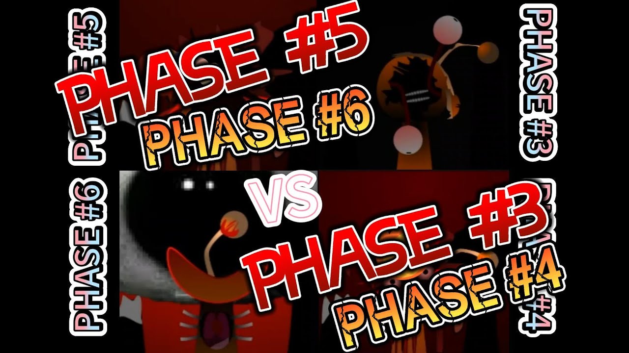 Incredibox Sprunki Mix PHASE 3 AND PHASE 4 VS PHASE 5 AND PHASE 6 - YouTube