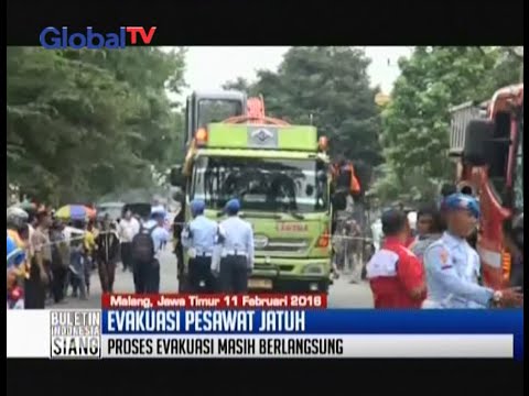 Evakuasi pesawat Super Tucano sulit dilakukan karena badan pesawat menancap ke tanah - BIS 11/02