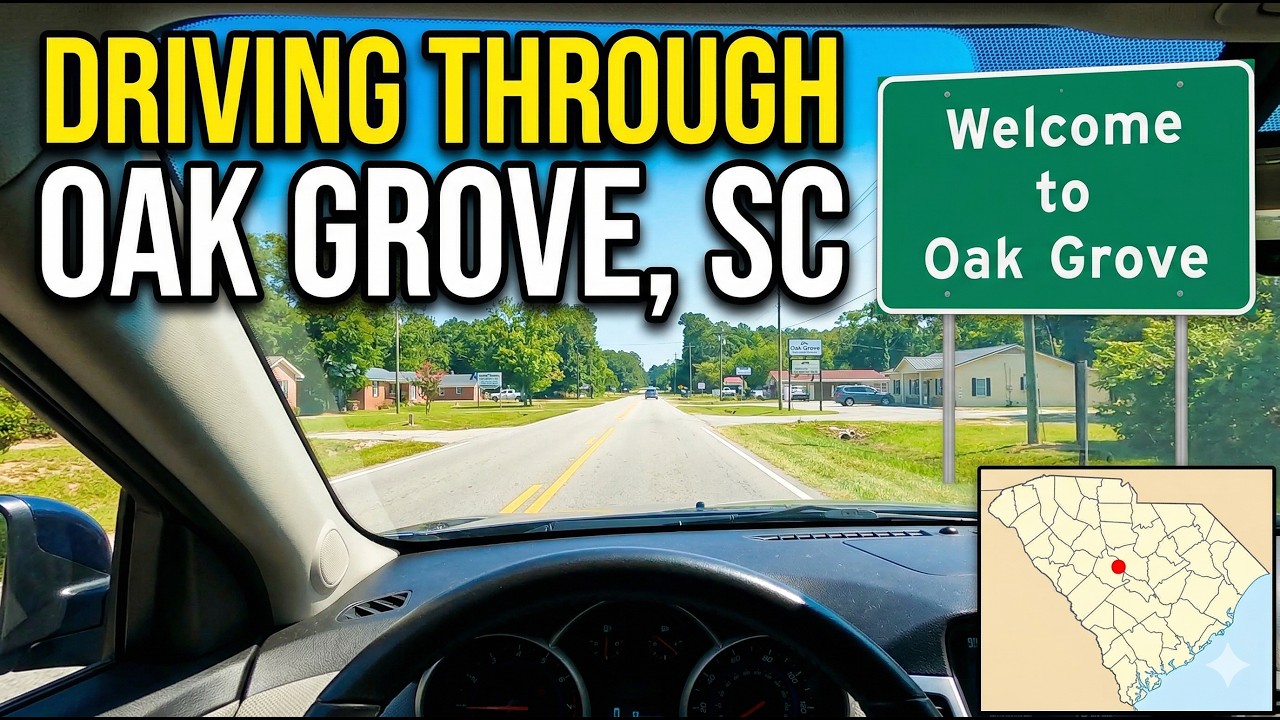 Driving through Oak Grove, South Carolina - YouTube