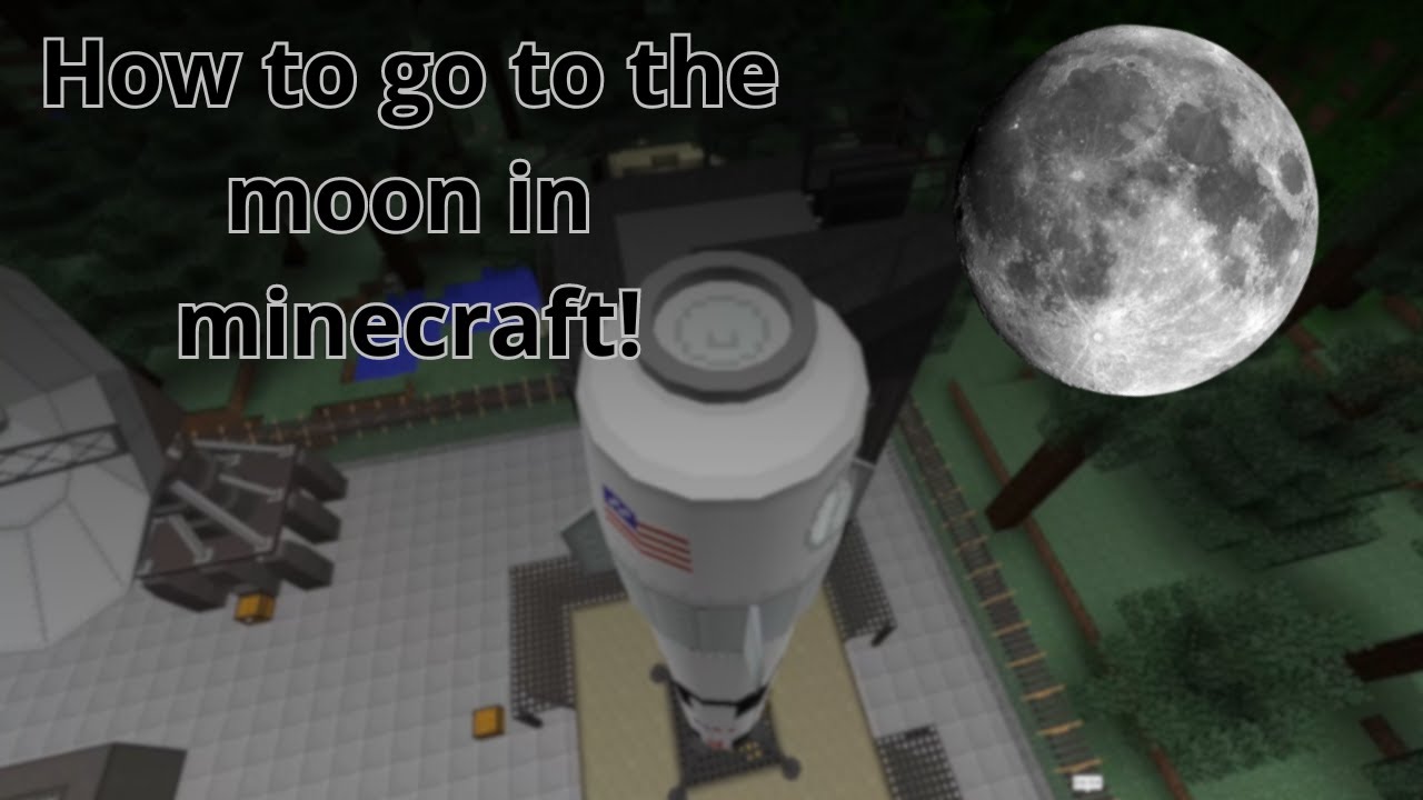 How to go to the moon in minecraft | Hbm's Ntm JamesH2 Fork - YouTube