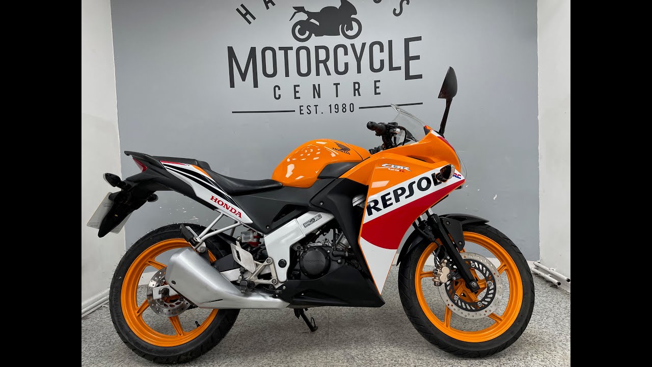 Honda CBR-125 Repsol For Sale At Hastings Motorcycle Centre - YouTube