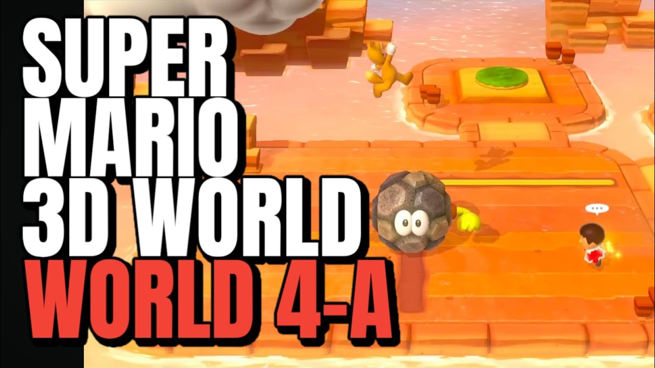 Super Mario 3D World "Brolder Blockade" World 4-A - YouTube