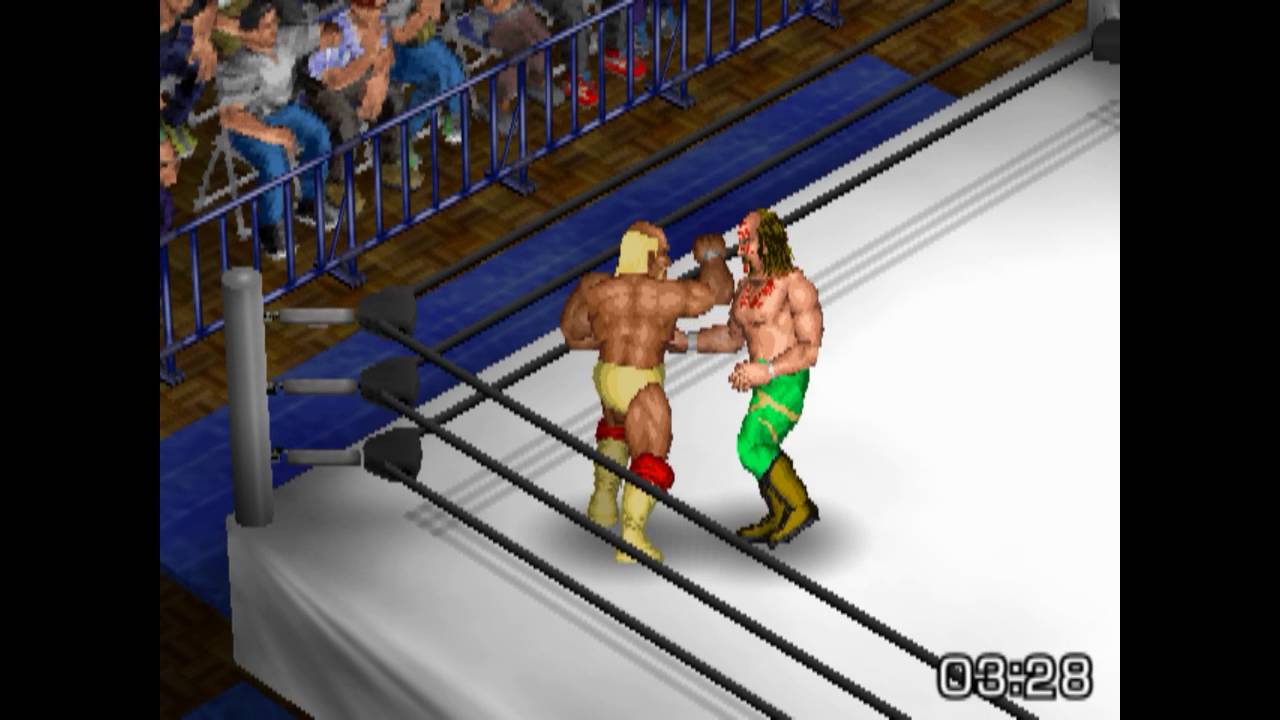 Hulk Hogan vs Jake Roberts - Fire Pro Wrestling Returns - YouTube