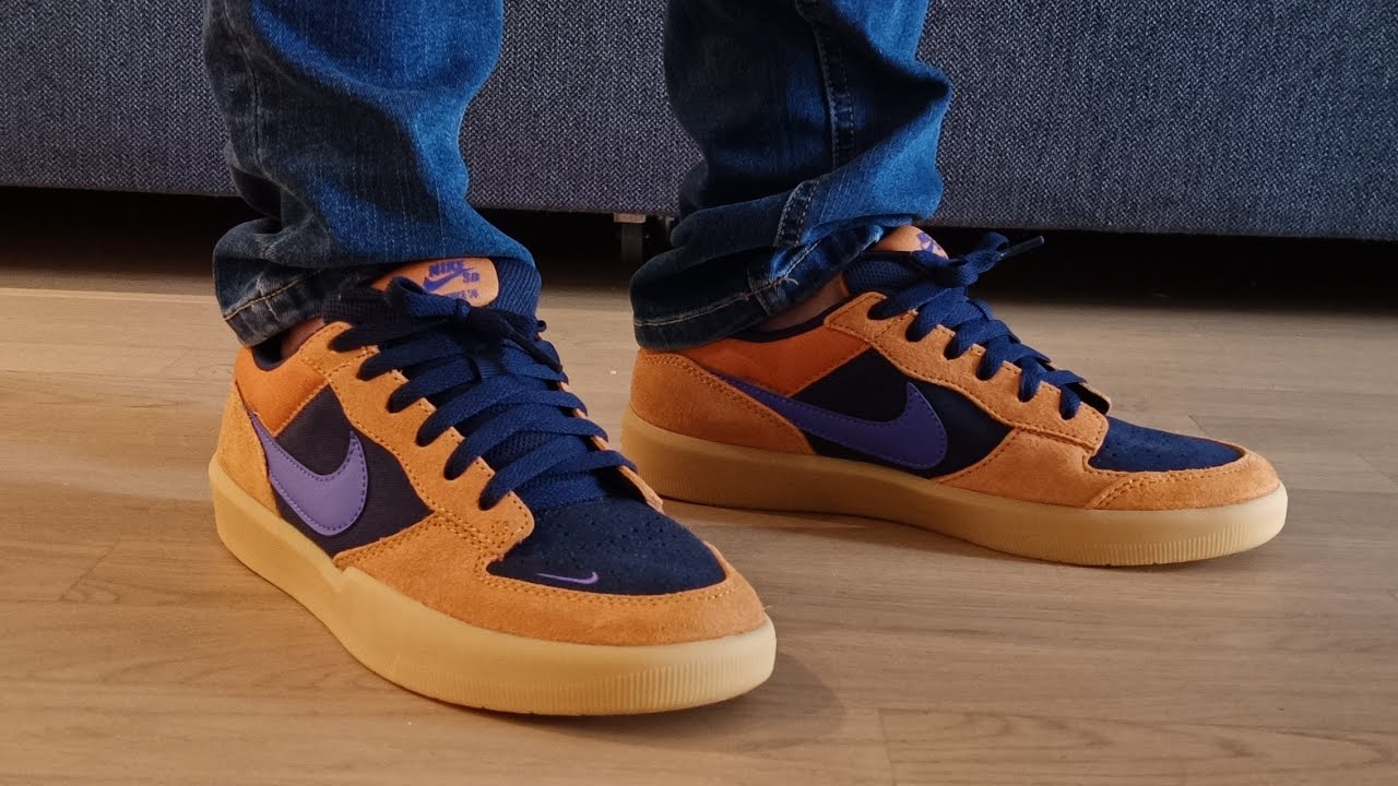 Nike SB Force 58 Monarch/ Persian Violet/ Midnight Navy/ Gum Brown ...