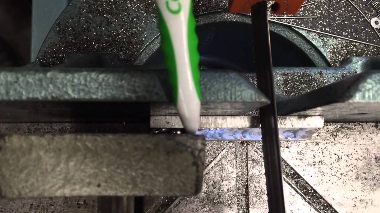 Aluminum MIG Lap weld test cutting - YouTube