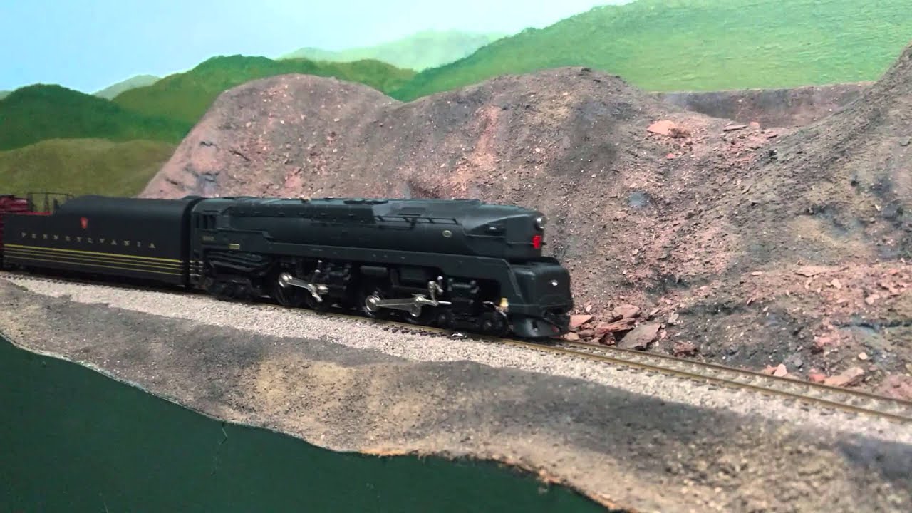 HO scale BLI PRR T1 with tsunami sound decoder. - YouTube