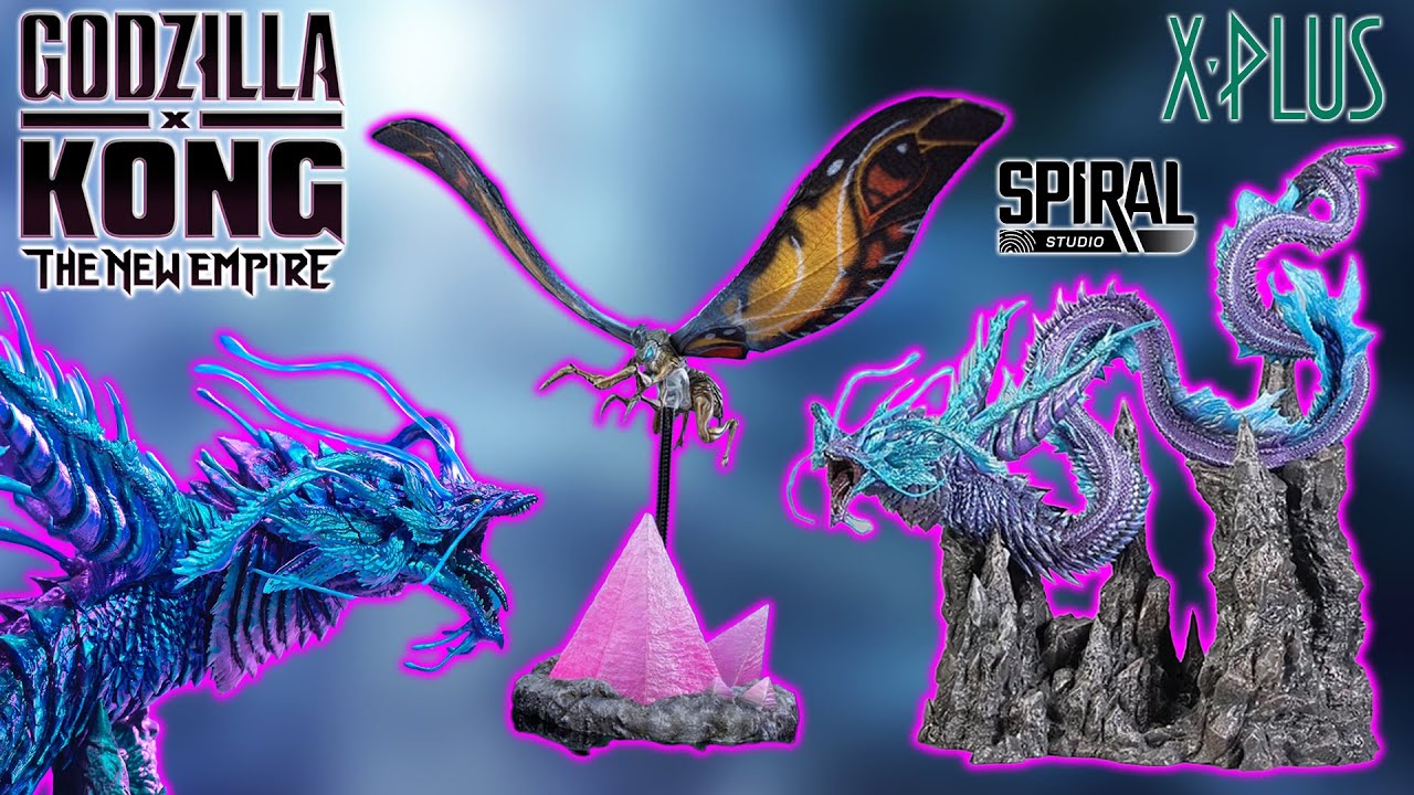 Godzilla x Kong: The New Empire Spiral Studio Titanus Tiamat & Mothra X ...