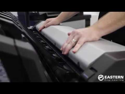 HP DesignJet How to clean the scanner - YouTube