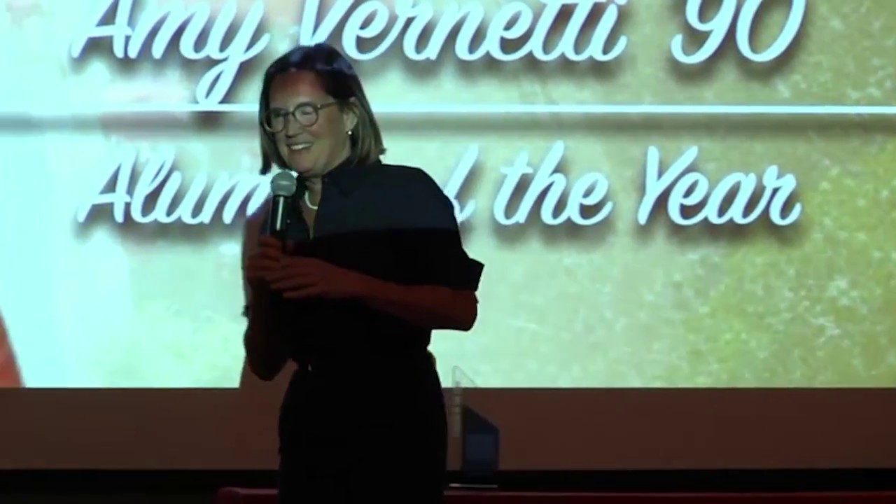 2017 Alumni Awards | Alumna of the Year | Amy Vernetti '90 (FULL) - YouTube