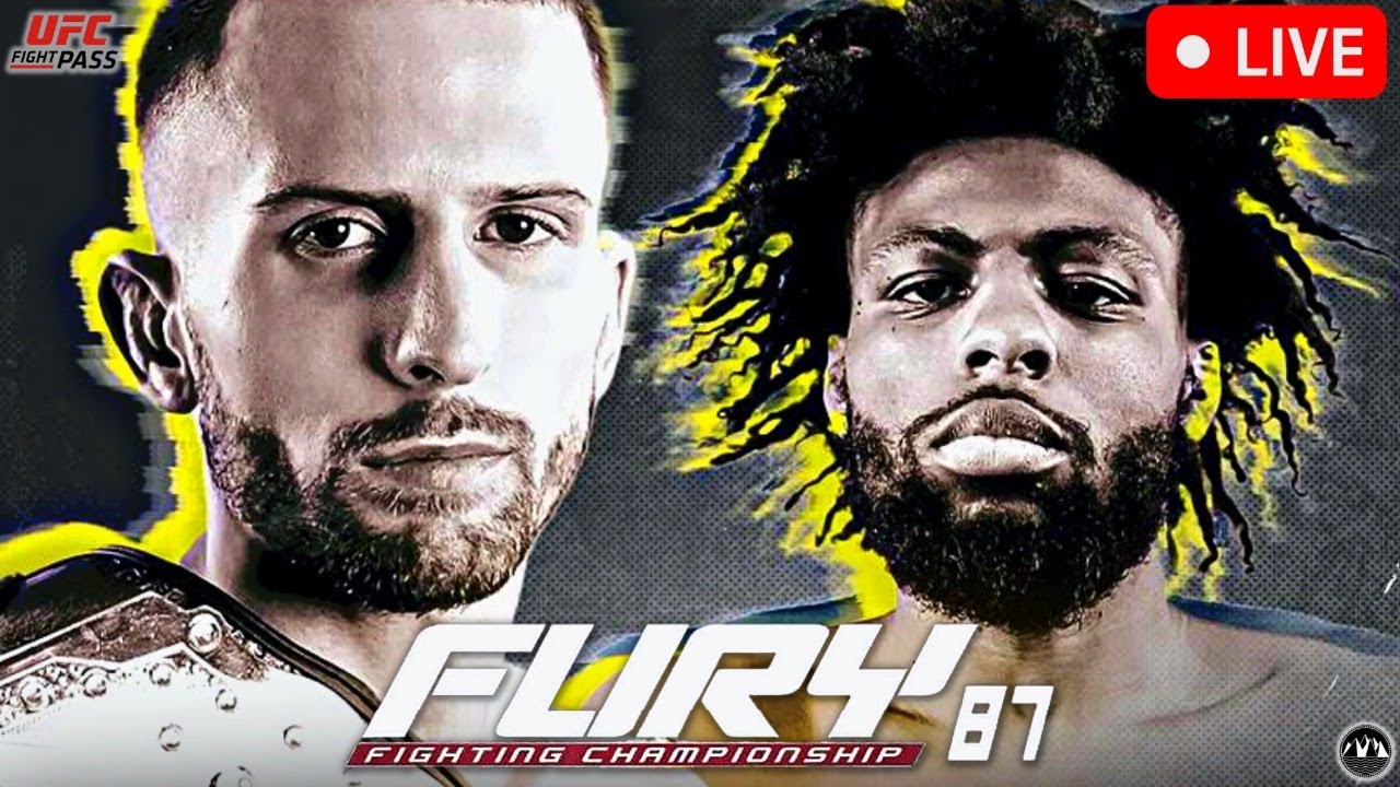 Fury FC 87: Moran vs. Harvey | LIVE STREAM | MMA Fight Companion | Fury ...
