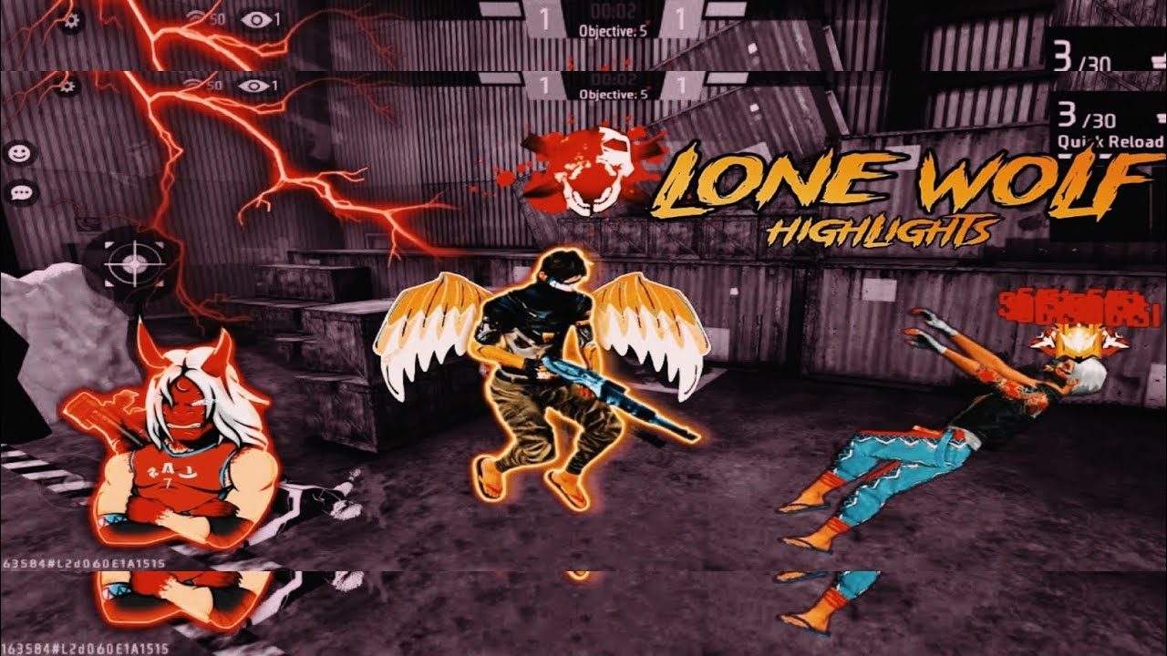 1v1 Lone Wolf Only Red 🔴 Headshots ⚡⚡⚡💪⚡ 1nd Gameplay Vedio Off My Yt