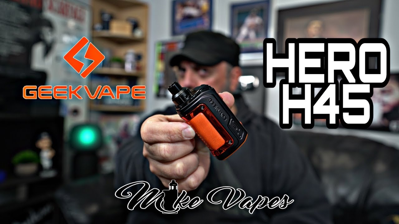 GeekVape Hero H45 Pod Mod! - YouTube