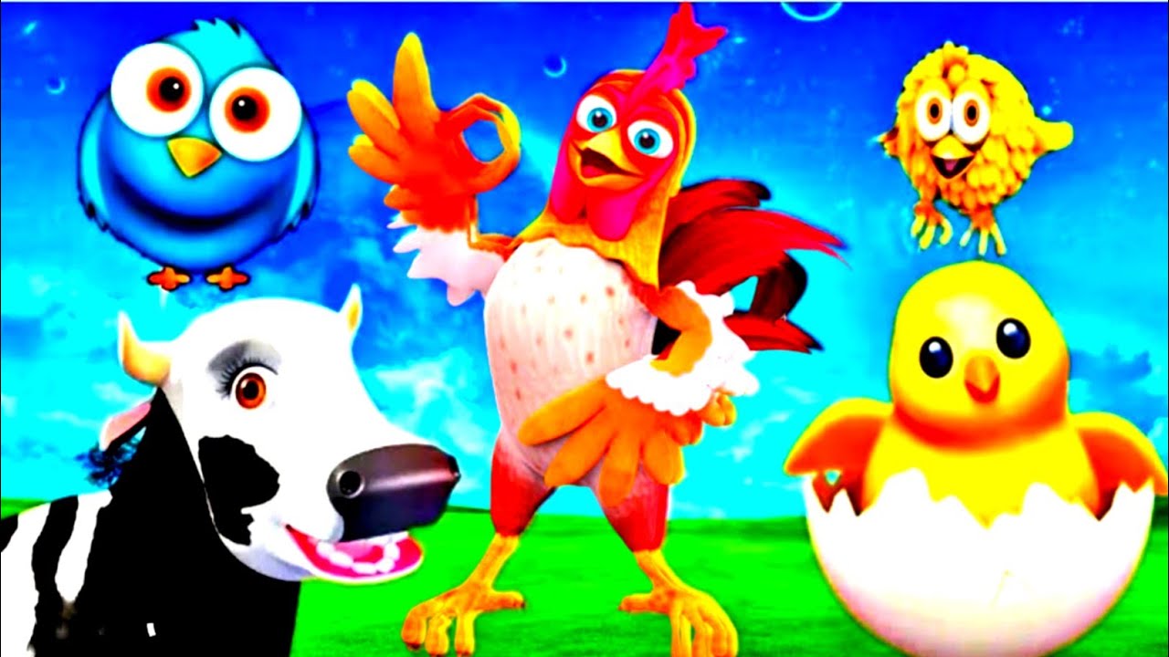 The Little Chick 3d - The Bull and the Farm Tractor - The Little Chick ...