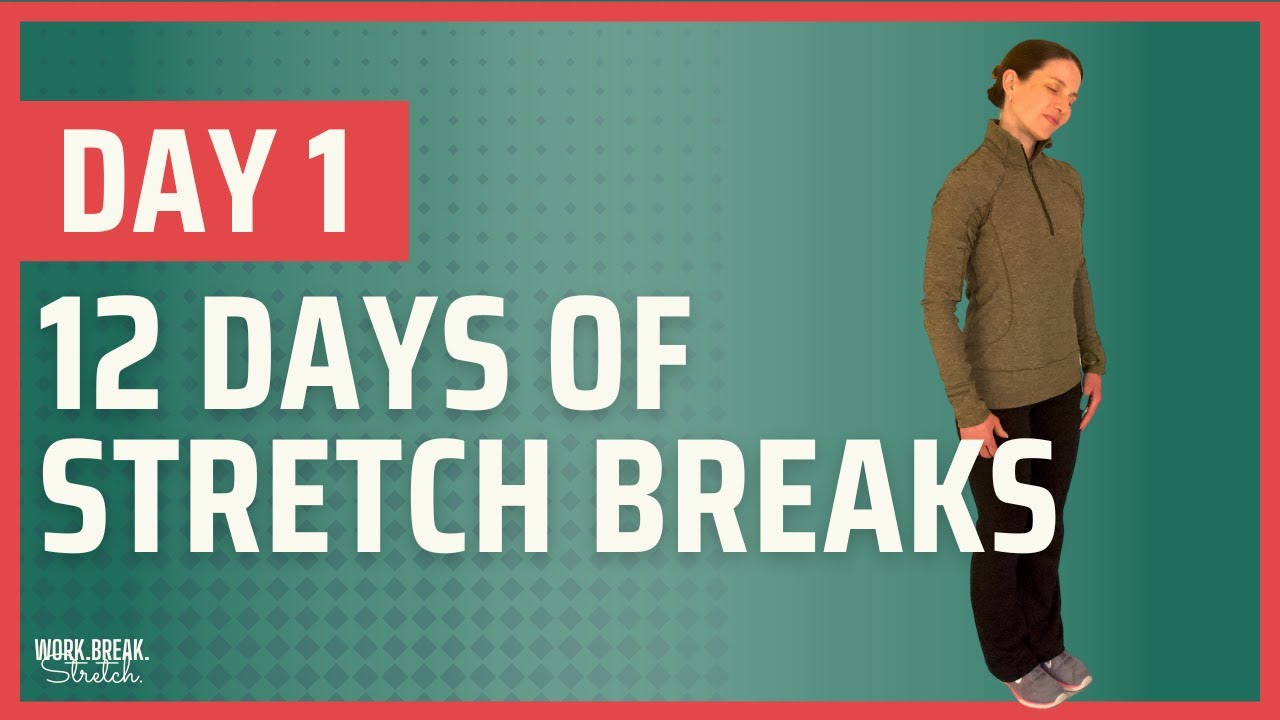 DAY 1: 12 Days of Stretch Breaks! #dailystretch #5minutestretch # ...