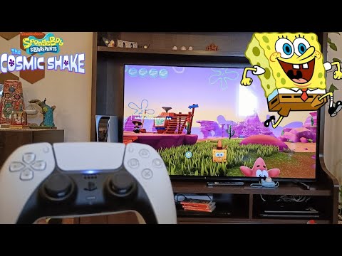 SpongeBob SquarePants the cosmic shake PS5 gameplay Wild west jellyfish ...
