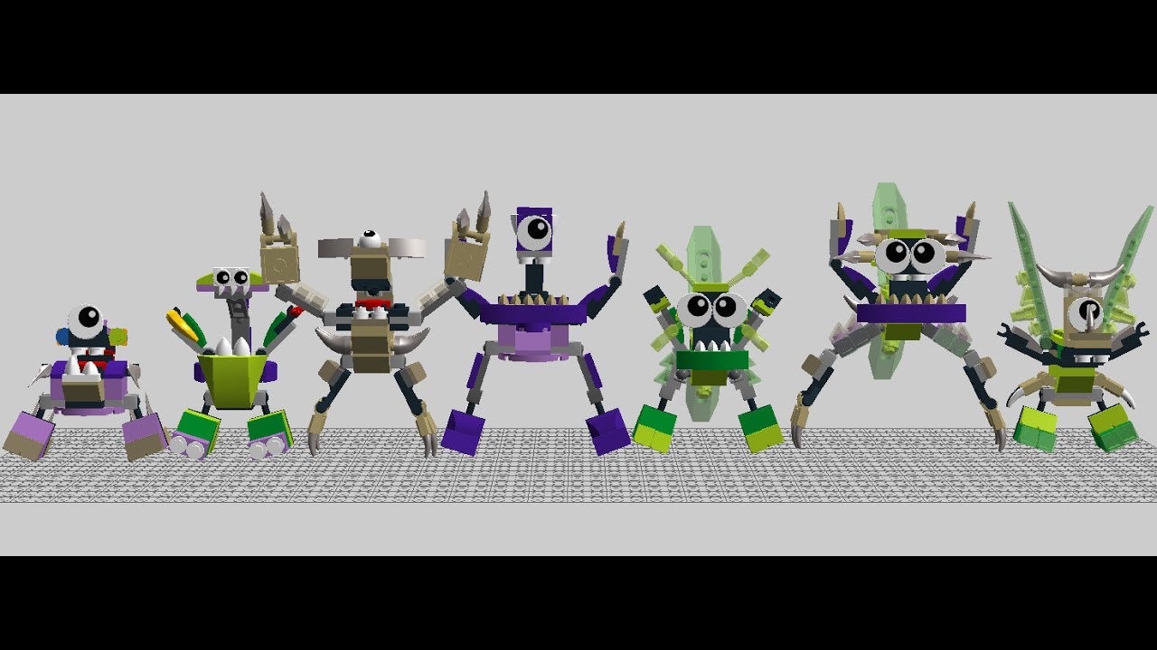 All Of The Lego Mixels Series 10 Combination Instructions From Lego ...