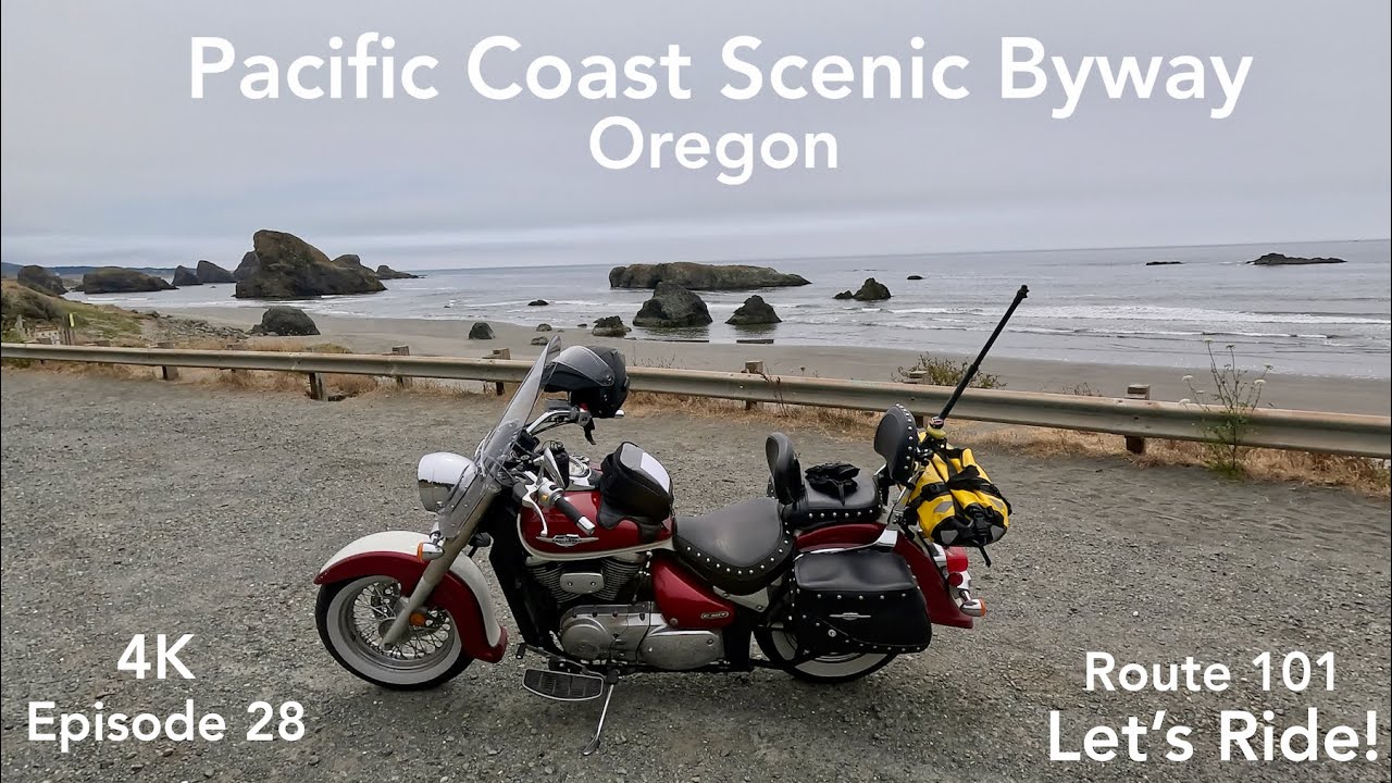 Pacific Coast Scenic Byway | Oregon | Route 101 | Motorcycle Ride | 4K ...