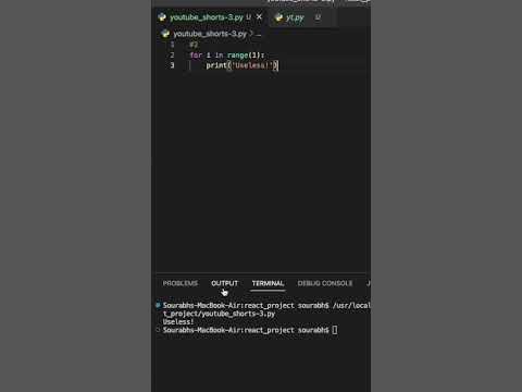 Top 5 Most USELESS Code Snippets in Python 👻 #shorts #SourabhSaraswat - YouTube