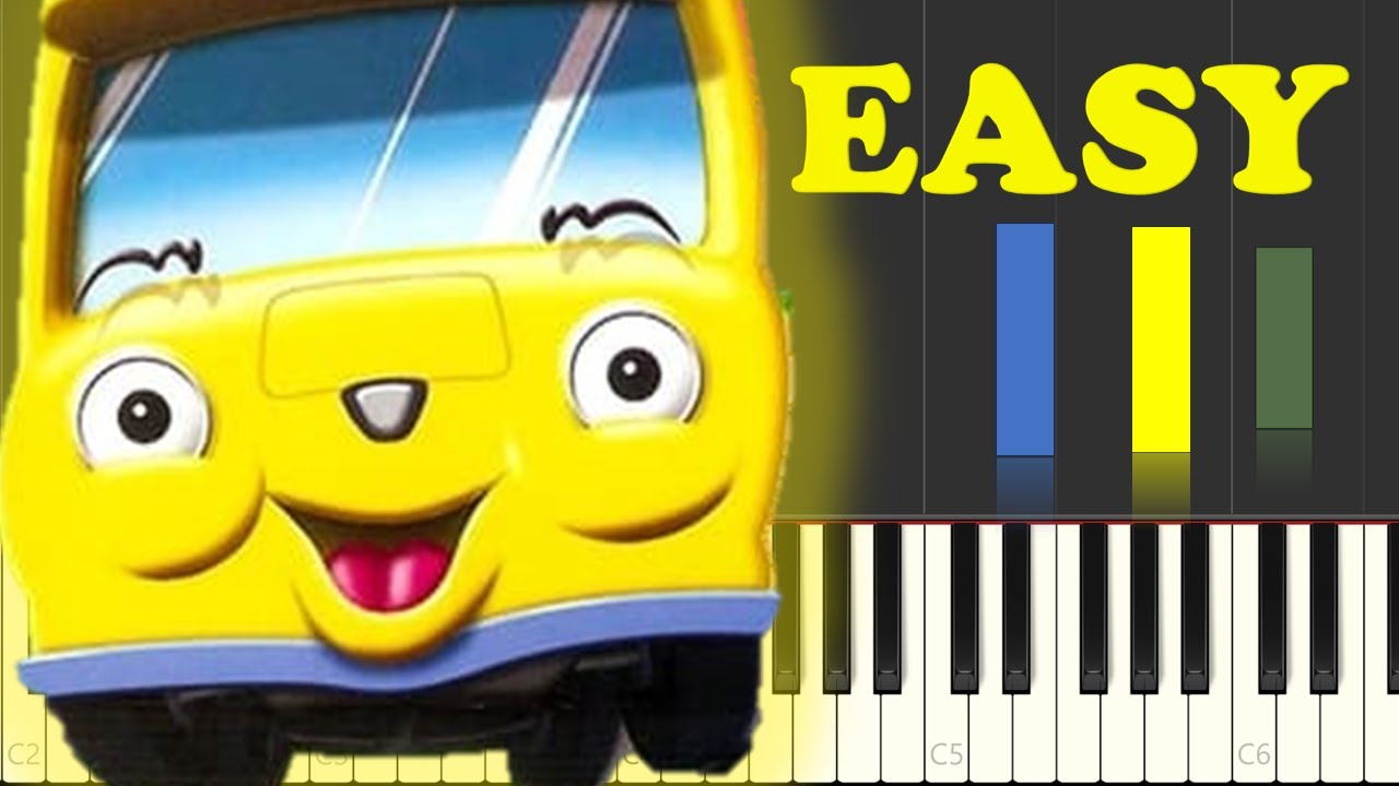 How To Play Busy Buses Theme Song On Piano - YouTube