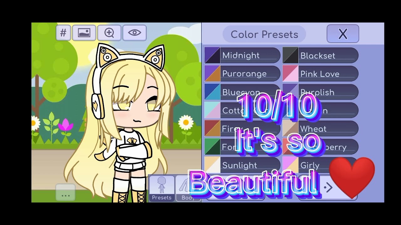 Rate My Oc Color Presets part 1 - YouTube