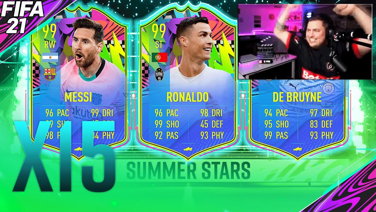RECORD! 😱 15 SUMMER STARS NO PRIMEIRO DIA!!! | FIFA 21 ULTIMATE TEAM ...