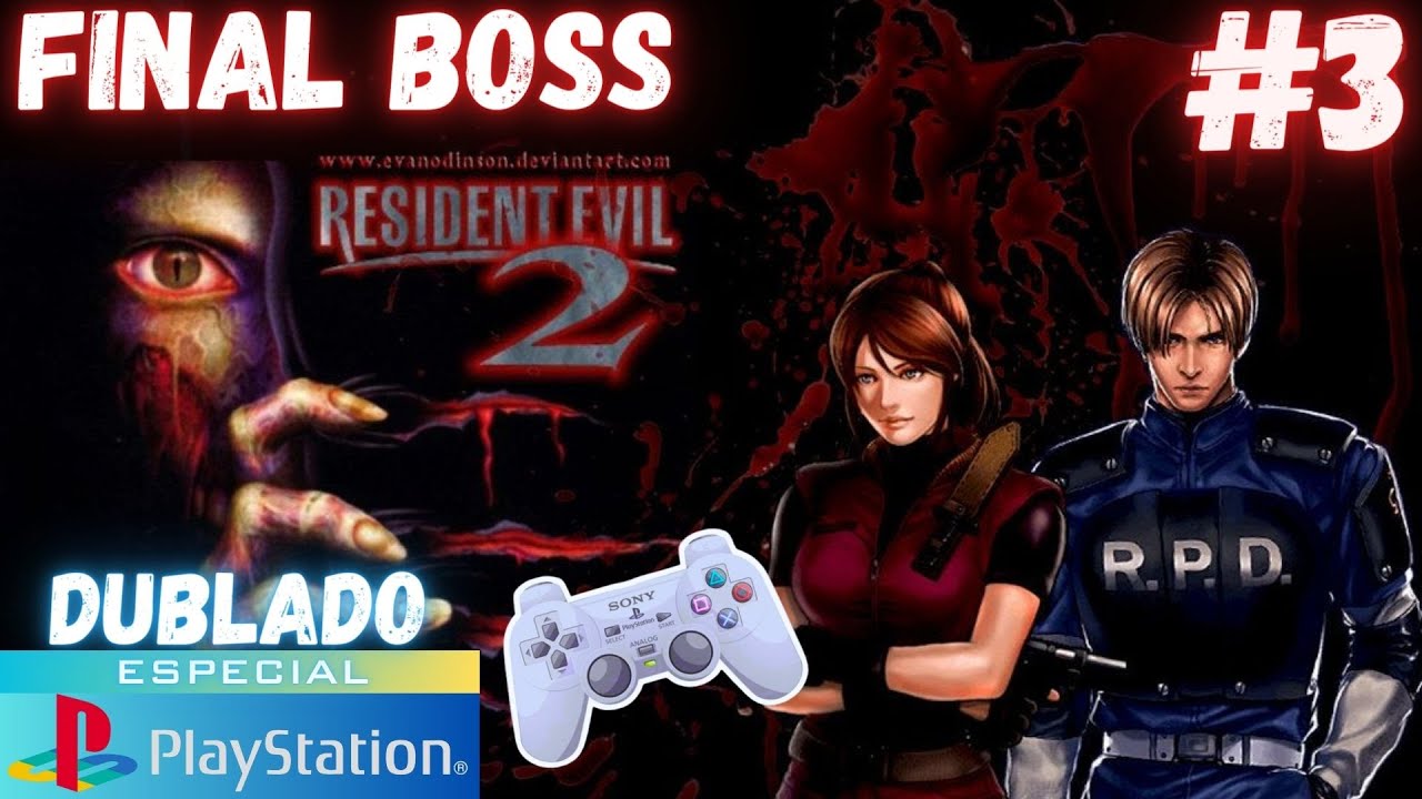 FINAL BOSS | RESIDENT EVIL 2 DUBLADO!| PS1 #3 [ 4K | HDR | ULTRA ...