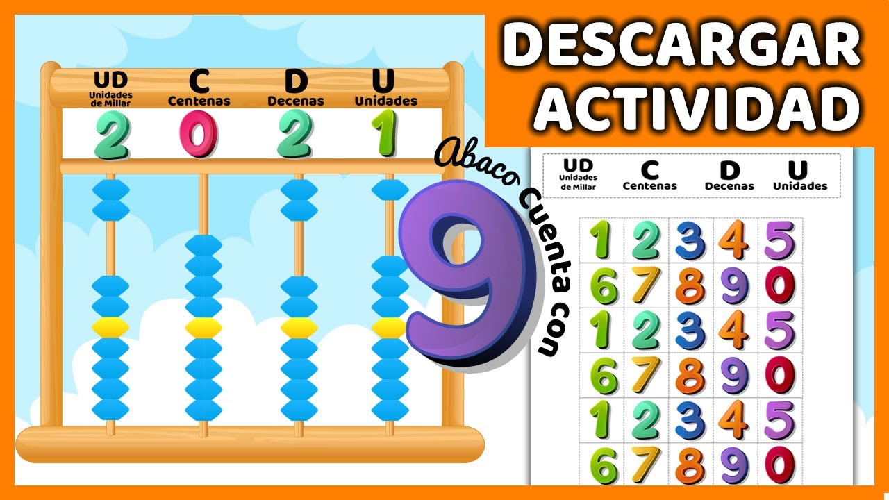 Ábaco para niños, aprende como armar tu propio Ábaco. Descarga ...