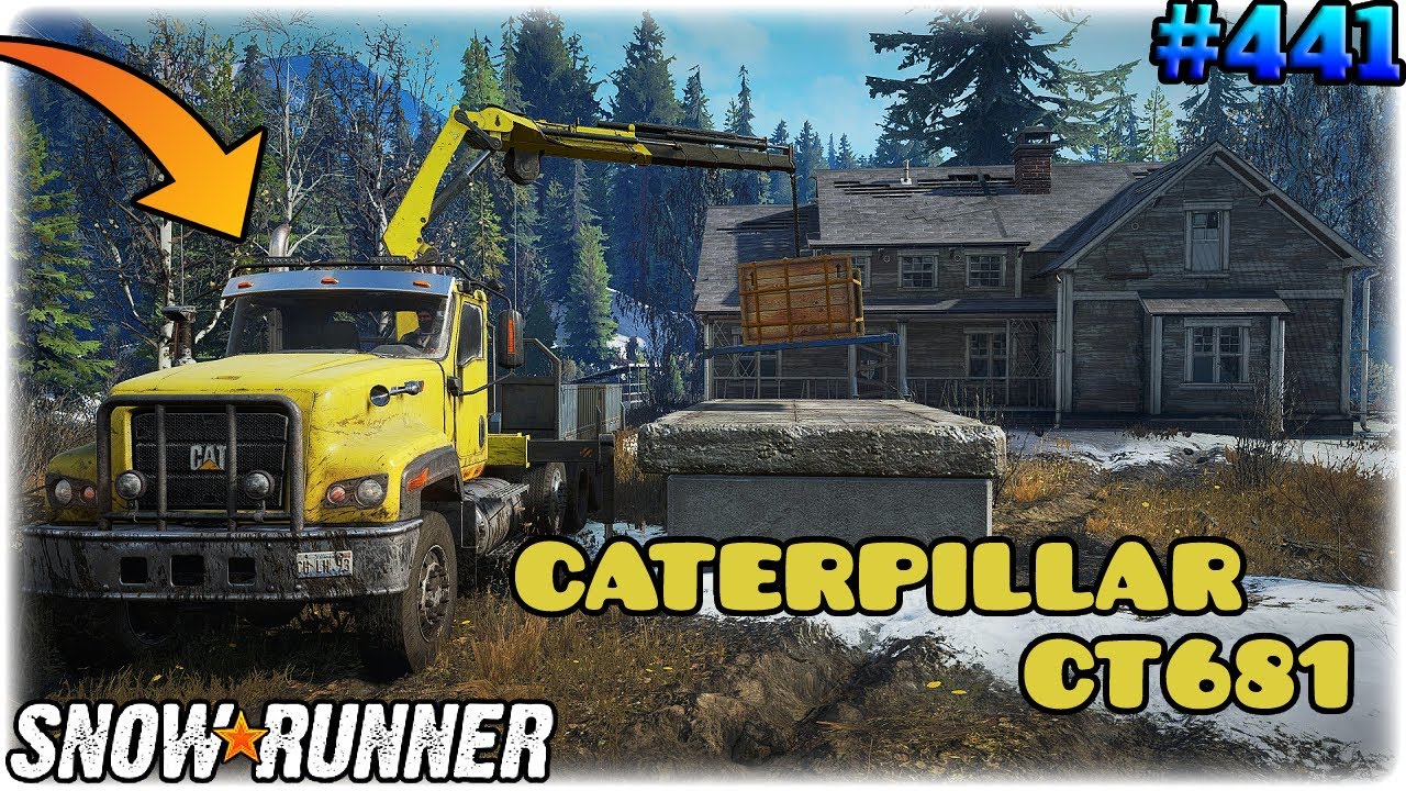 Probando por primera vez el Caterpillar CT681 | SNOW⭐RUNNER #441 - YouTube