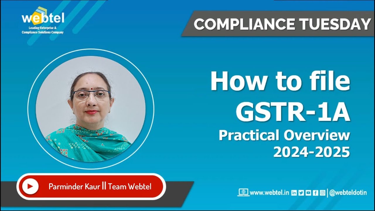 GSTR-1A | How to file GSTR 1A | How to file GST Returns - YouTube