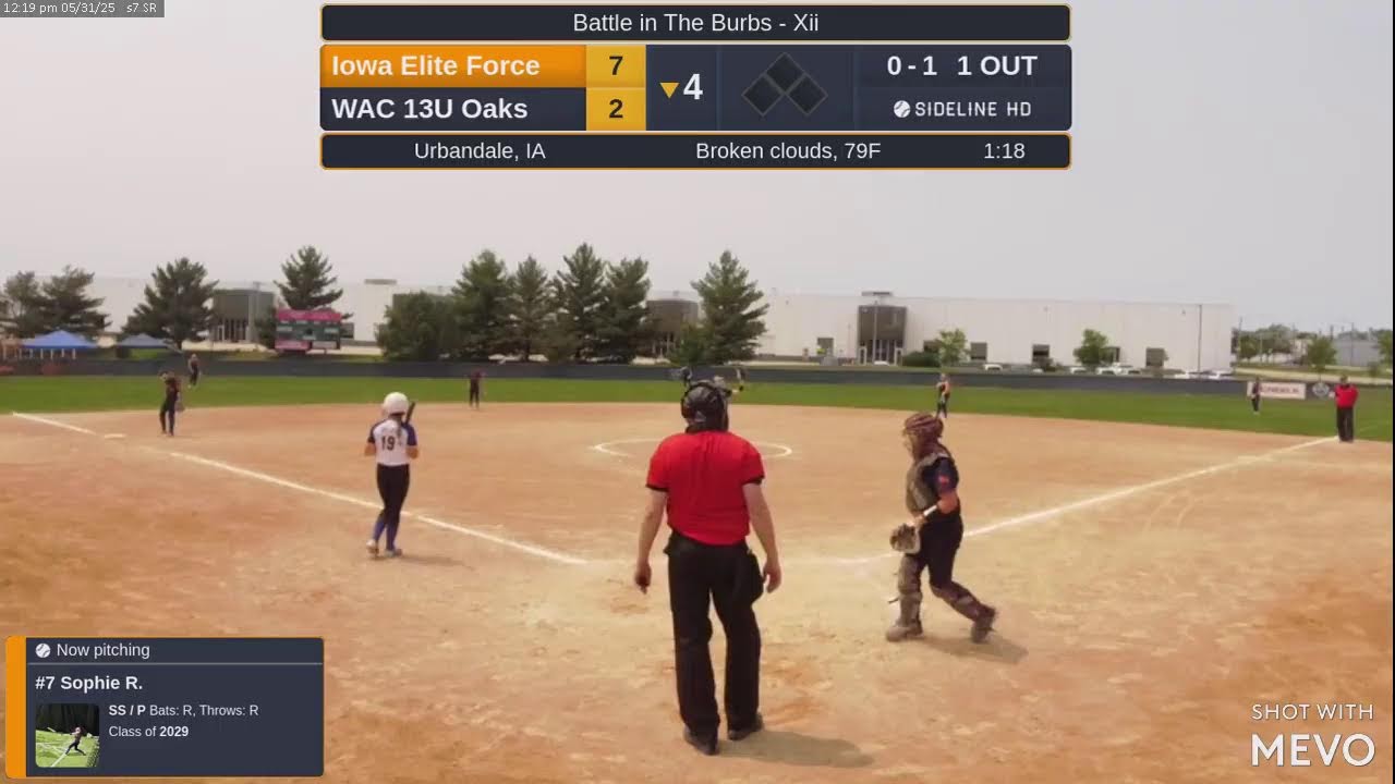 Iowa Elite Force @ WAC 13U Oaks (2025.05.31) - YouTube