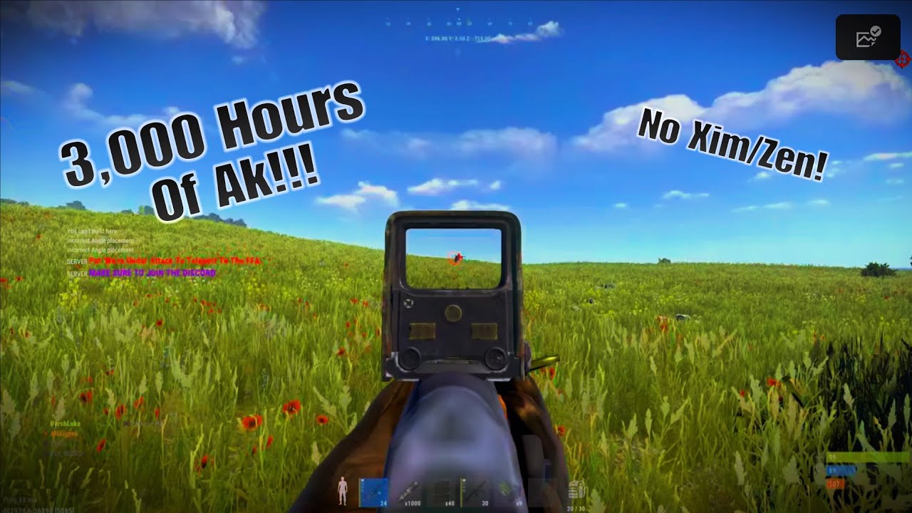 3,000 Hours Of Ak!! - Rust Console - YouTube