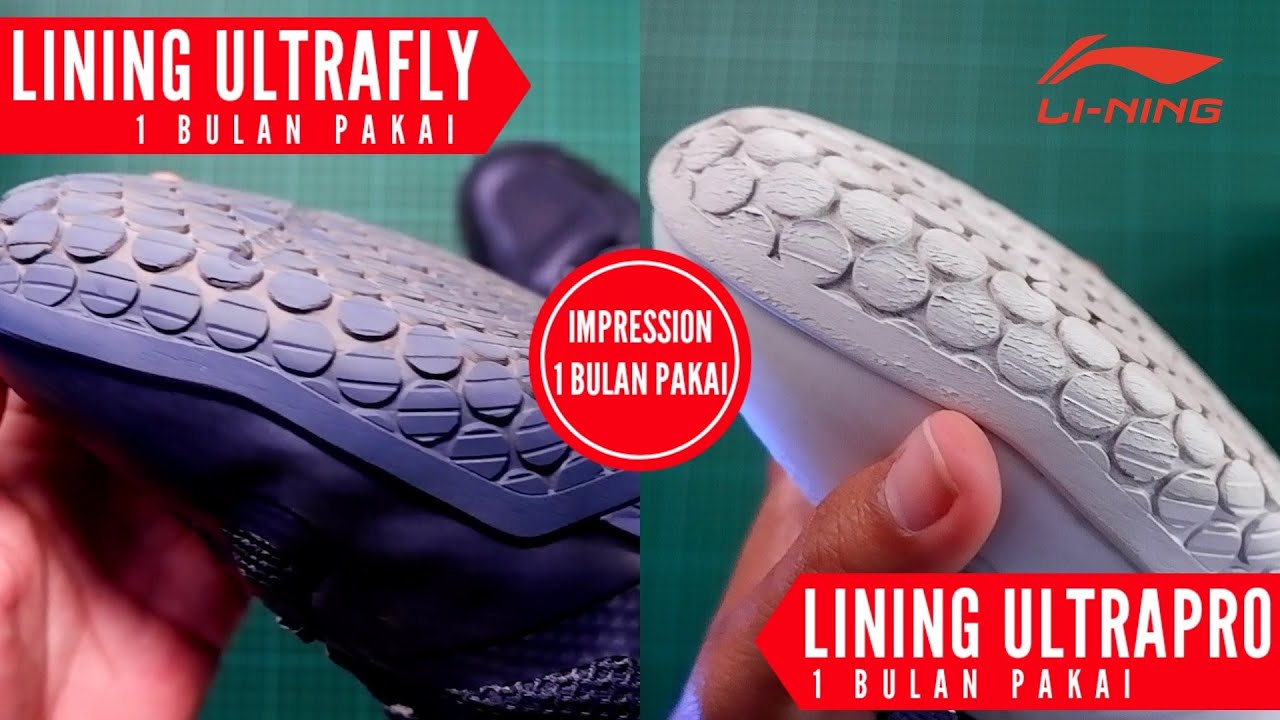 LINING ULTRA FLY 1 BULAN PAKAI ! SERI TERBAIK ULTRA ??? - YouTube
