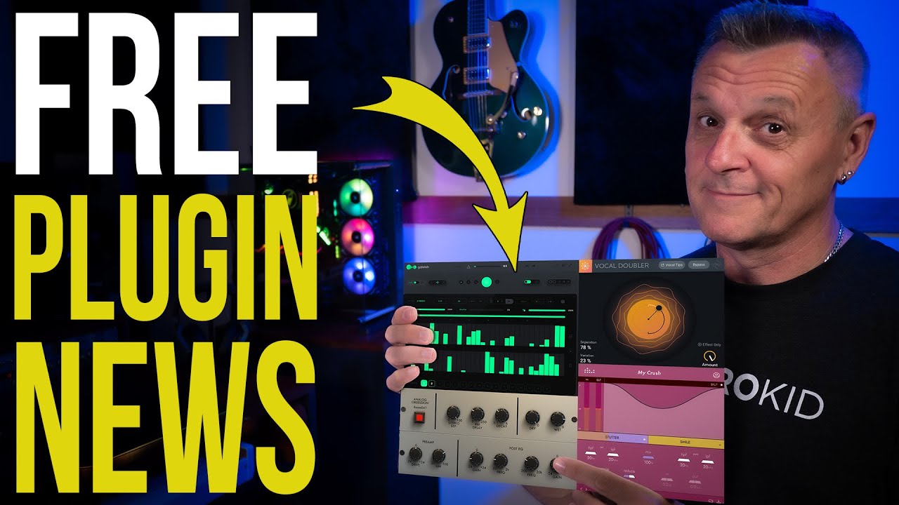 FREE PLUGIN NEWS | Room041 | Gatelab | Vocal Doubler | My Crush - YouTube