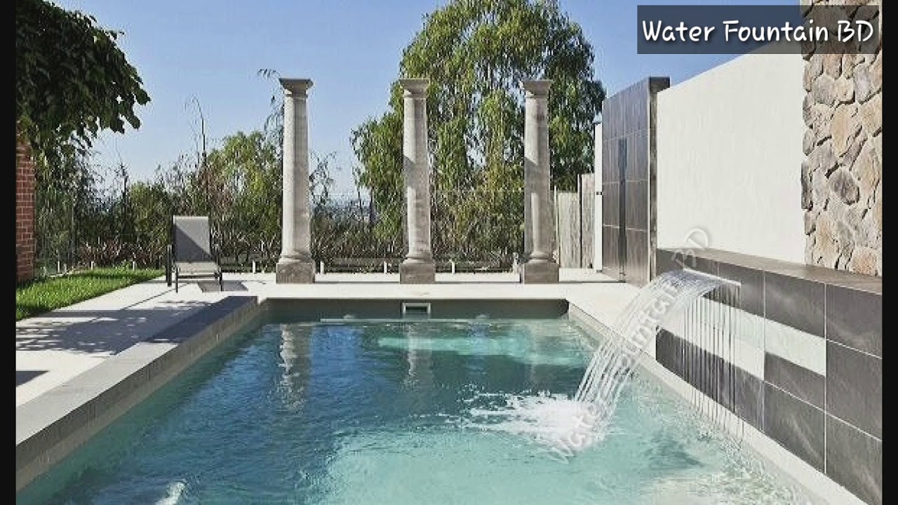 Swimming Pool Bleeding Water Fountain | Swimming Pool Fountain IDEA ...