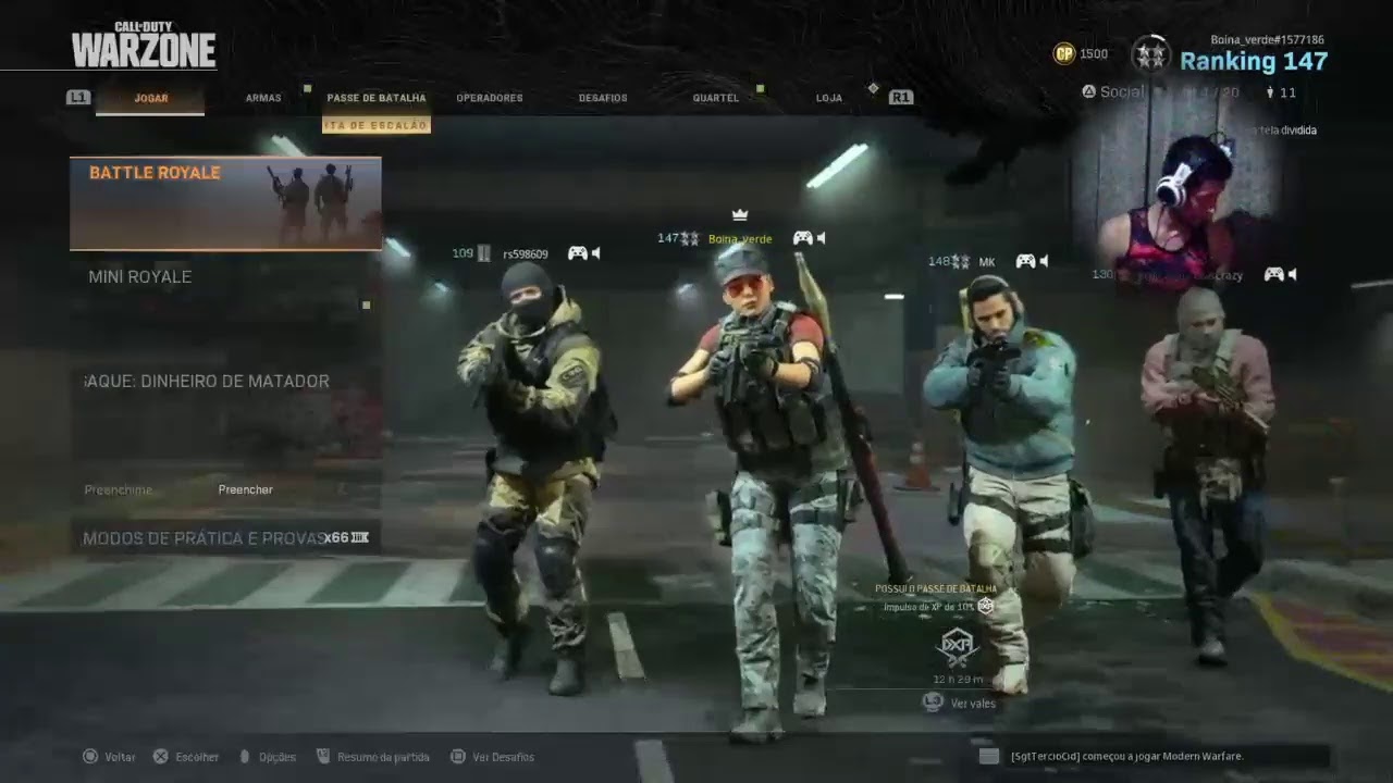 Call Of Duty Warzone Jogando Com Os Inscritos Isso é Uma Honra Meus