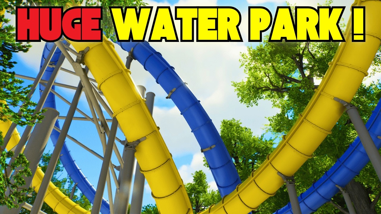 Planet Coaster 2 FULL Water Park Tour | Riverside Splash Park - YouTube