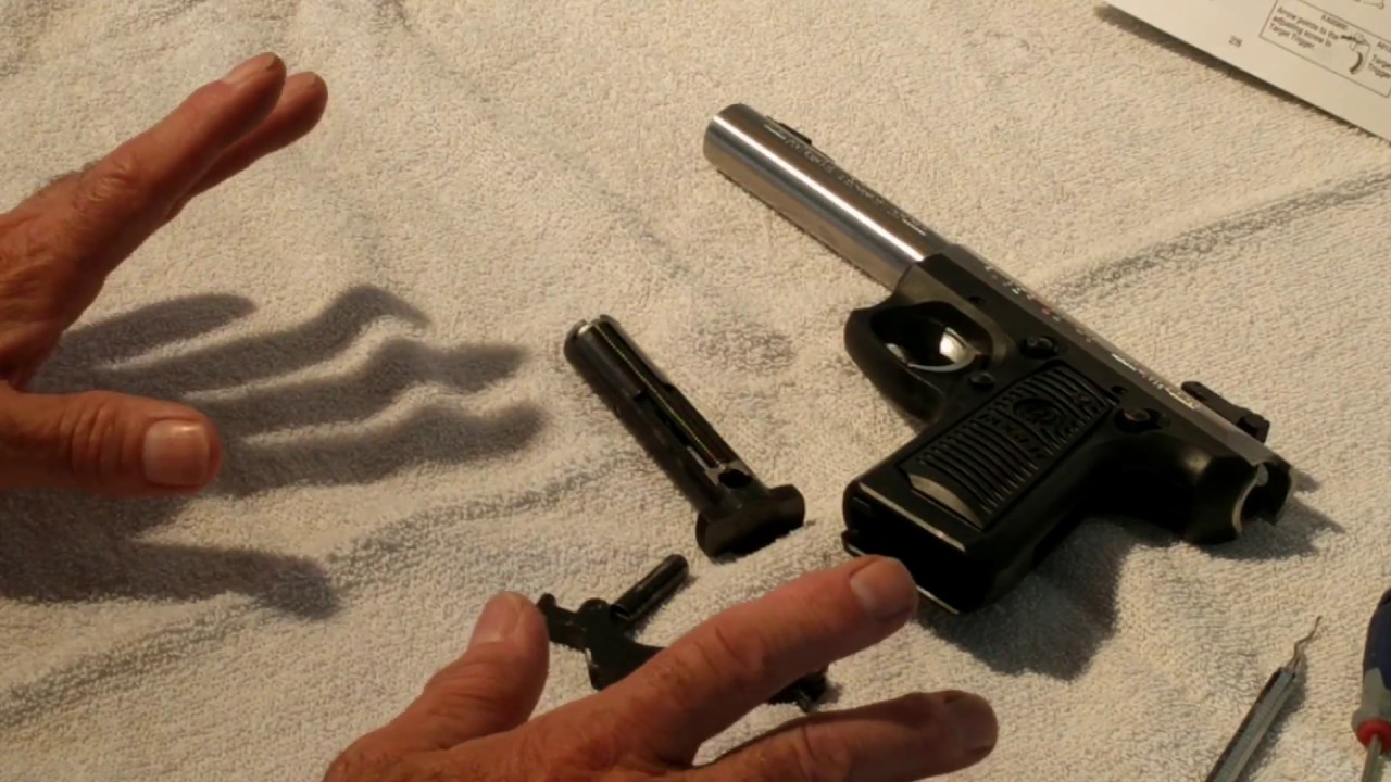 Shooting ruger mark II mark III 22 45 reassembly detail hard part and ...