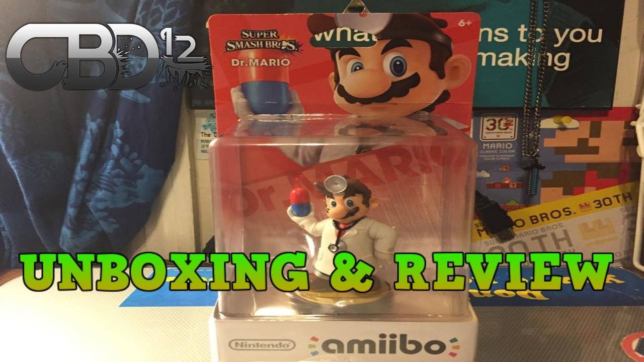 Dr Mario Amiibo Unboxing & Review - YouTube