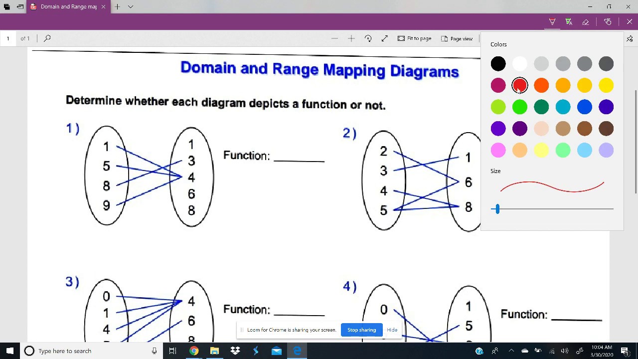 Domain And Range Mapping Diagrams YouTube Domain And Range Mapping Diagrams YouTube