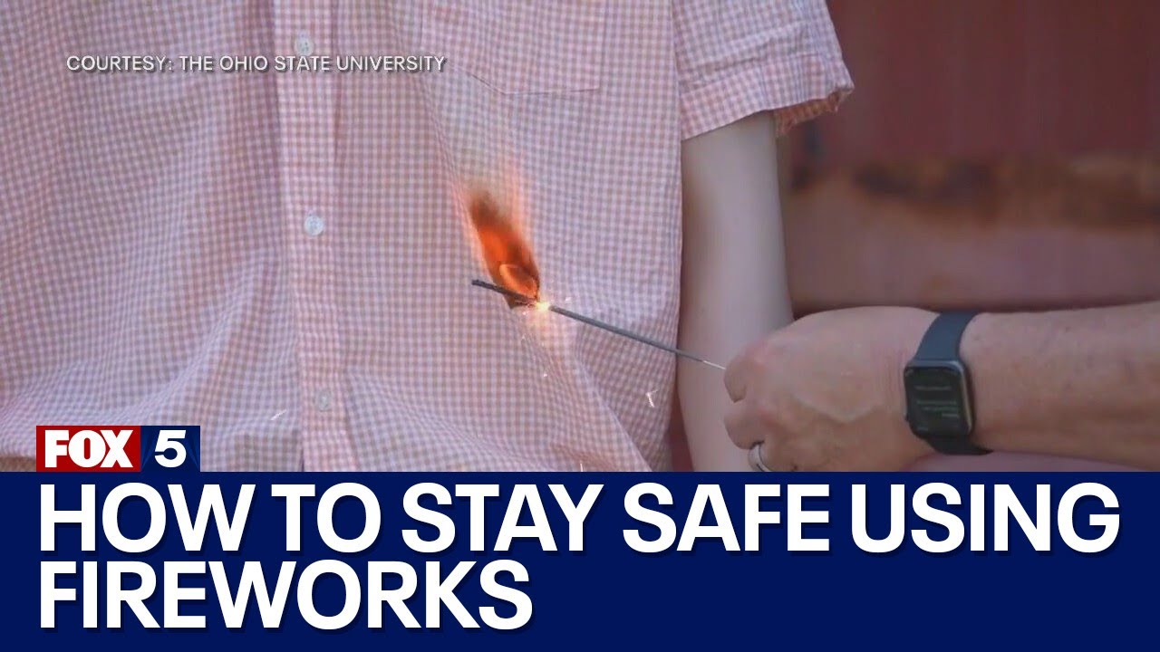 How to stay safe using fireworks - YouTube