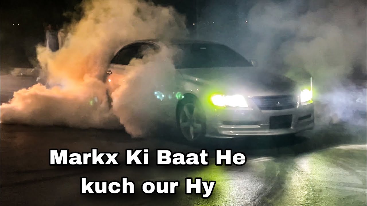 Craziest Burnout On Markx | Akhir My Police Sy Baag Gaye - YouTube