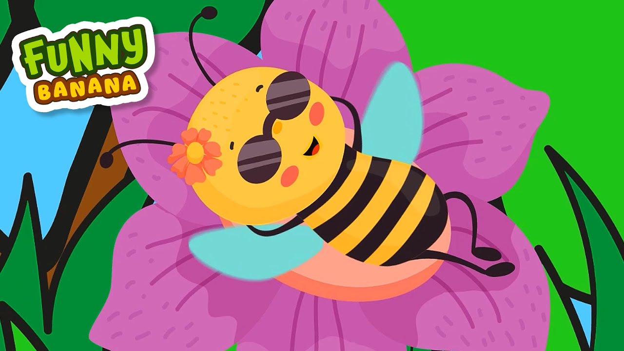 LITTLE BEE SONG +More Cartoon Animation Rhymes & Songs for Children ...