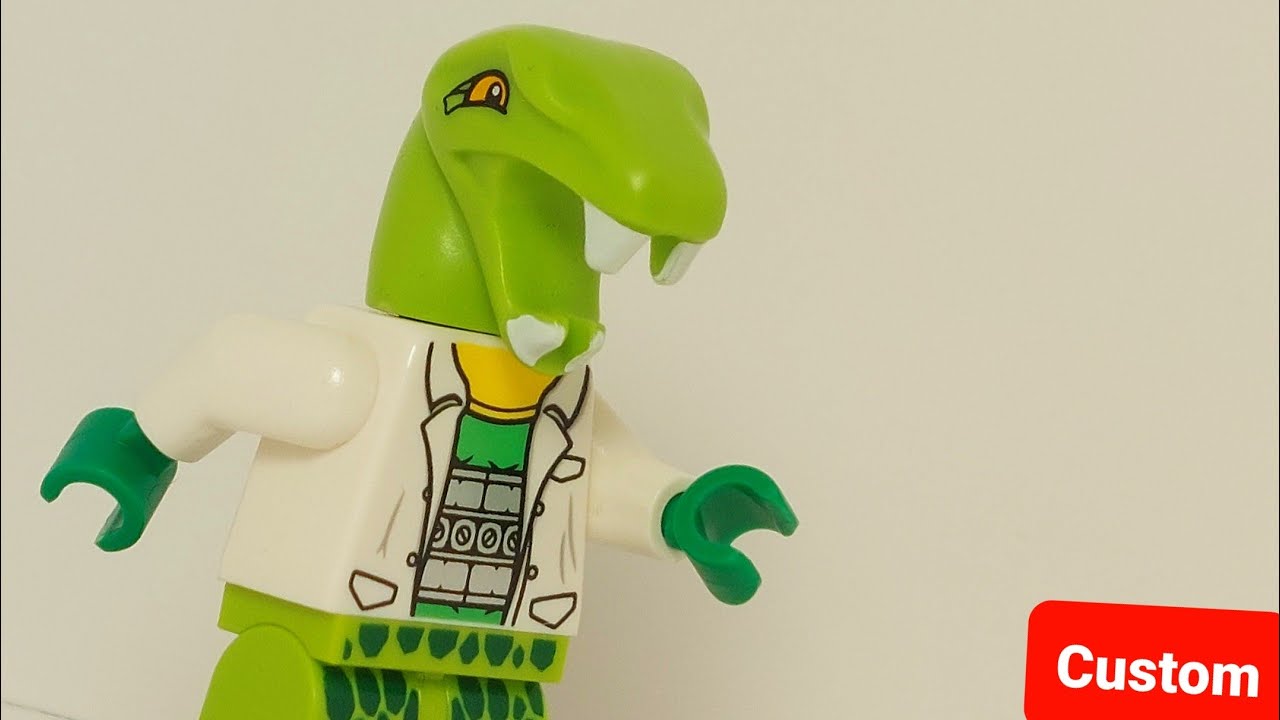 Custom Lego Marvel : The Lizard - YouTube