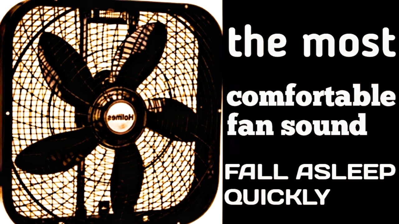 Can’t Sleep? Let This Fan Sound on Black Screen Lull You Into Deep ...