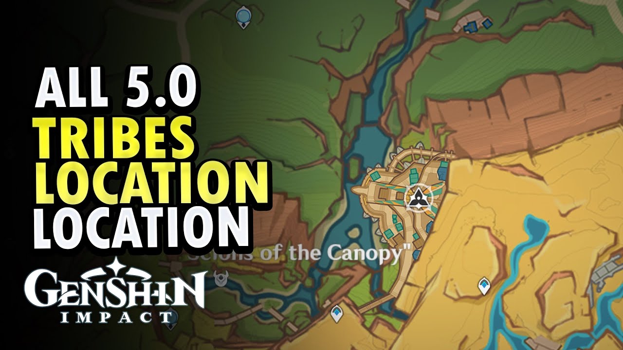 All Natlan Tribes Locations Genshin Impact - YouTube