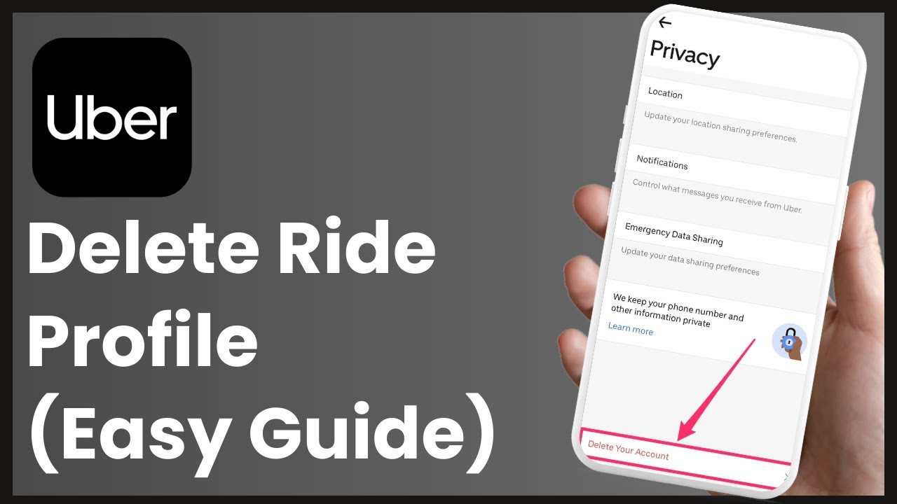 How to Delete Ride Profile in Uber ! - YouTube