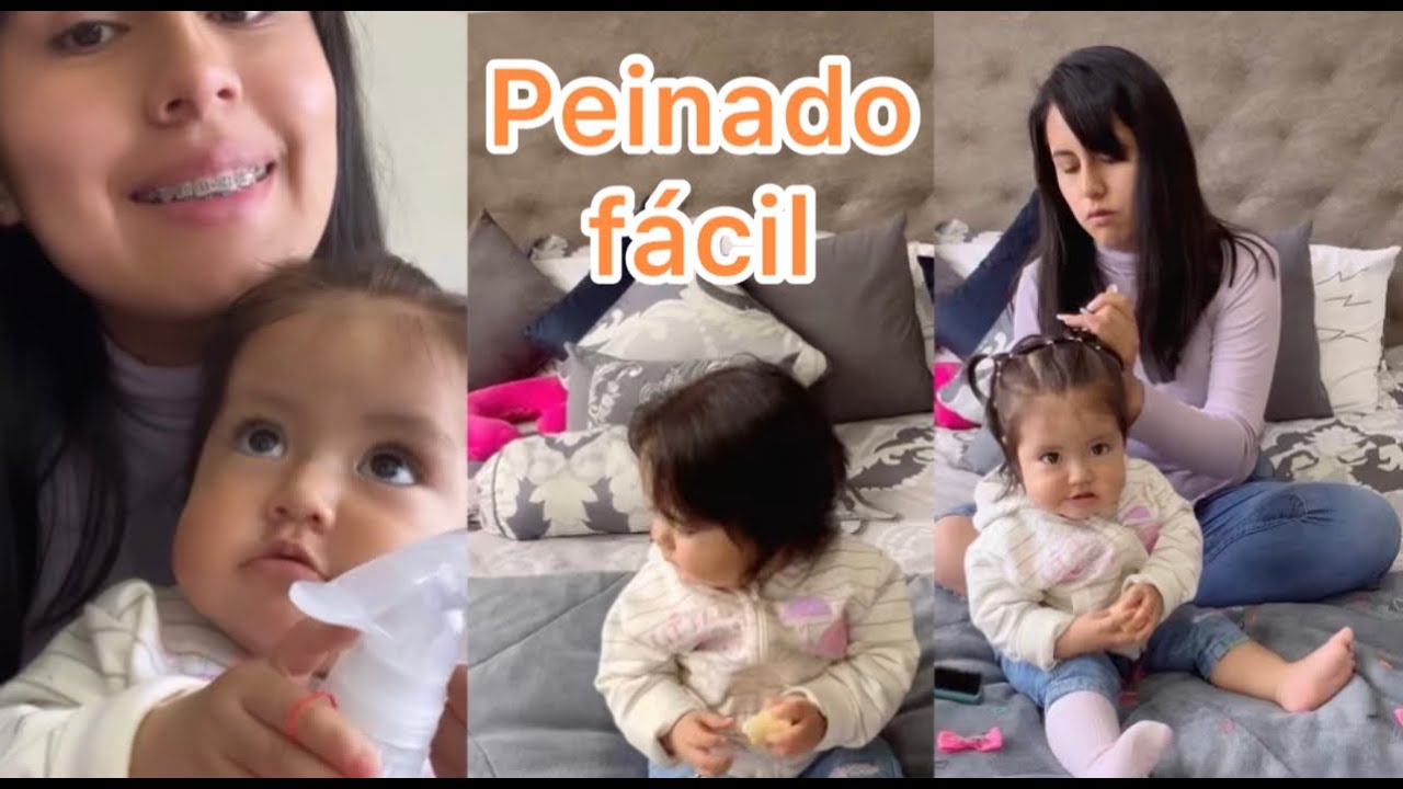 Peinado rapido y facil para mi bebé - VLOG GABY RUIZ - YouTube