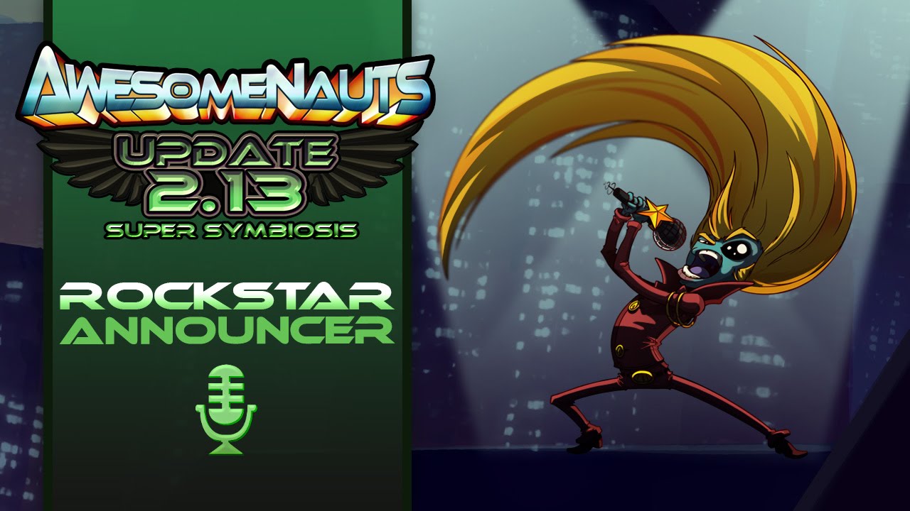 Awesomenauts - Rockstar announcer - YouTube